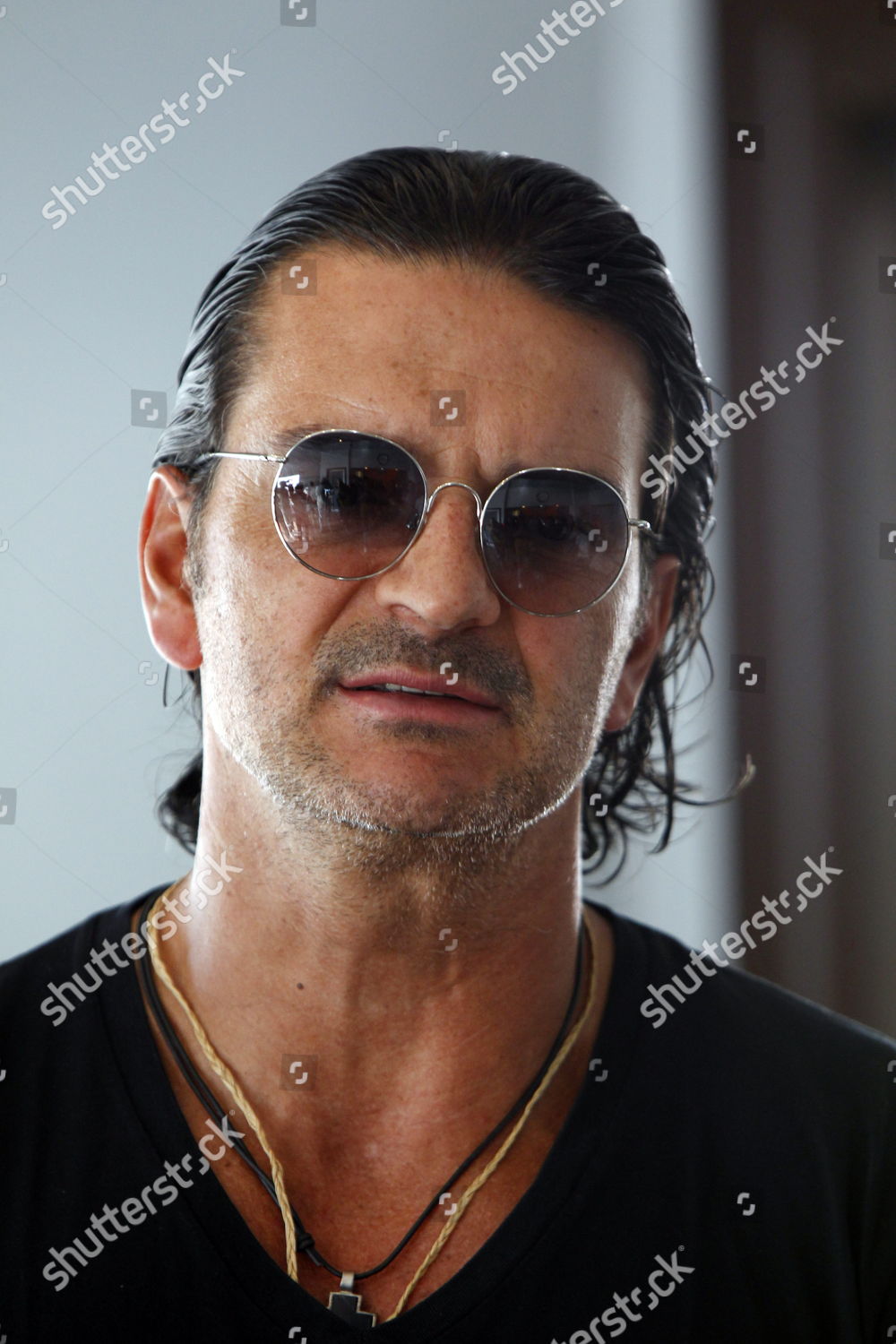Guatemalan Singer Ricardo Arjona Talks During Editorial Stock Photo ...