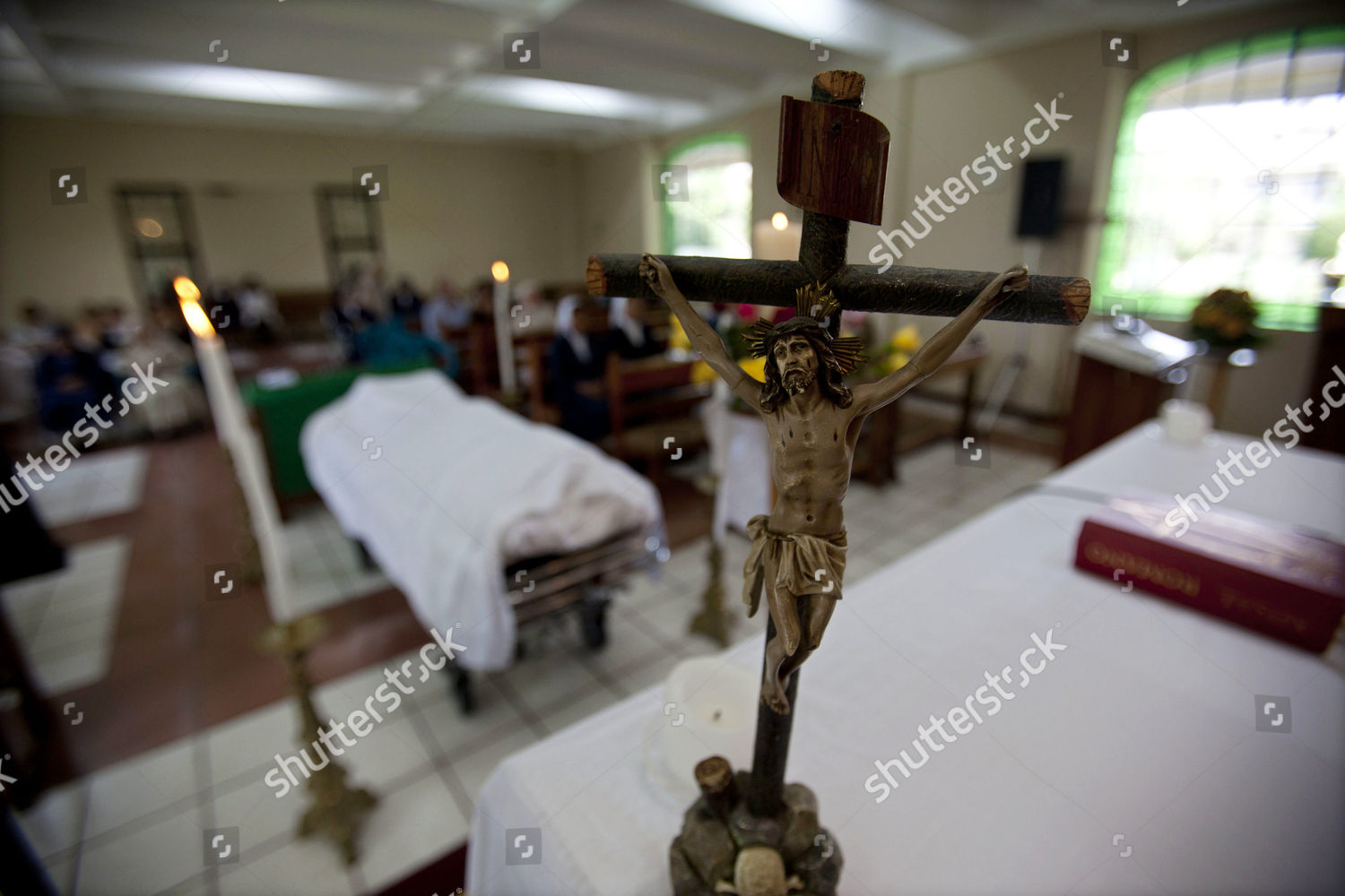Catholic Church Members Attend Wake Cardinal Editorial Stock Photo ...