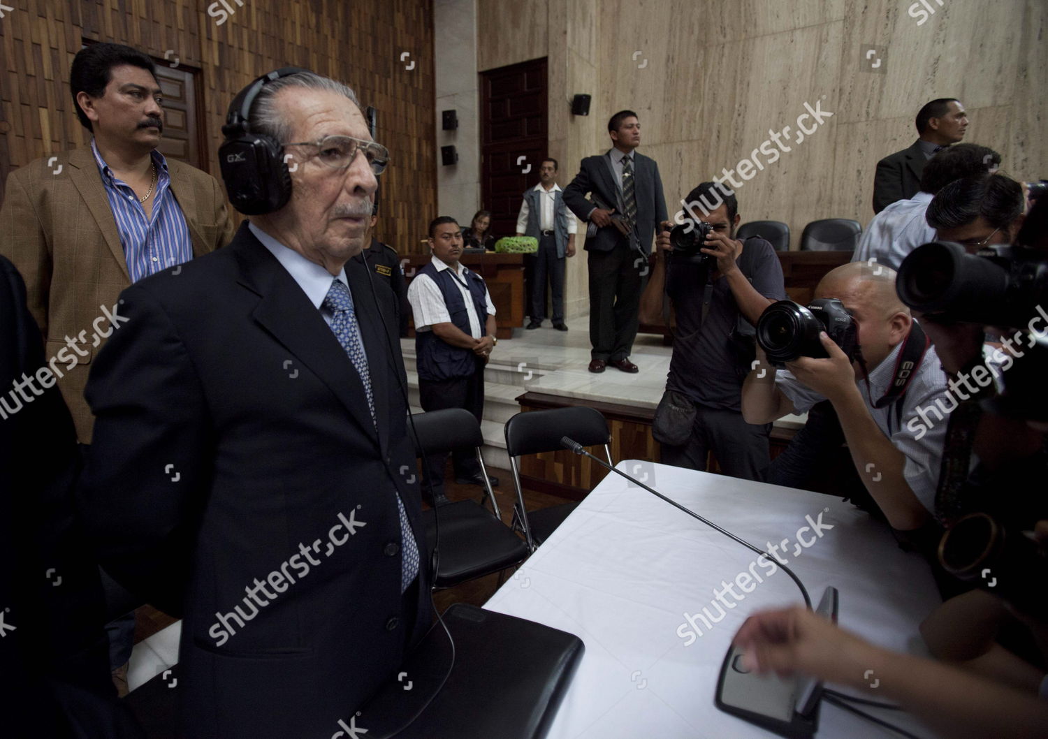 Former Guatemalan Dictator Jose Efrain Rios Editorial Stock Photo ...