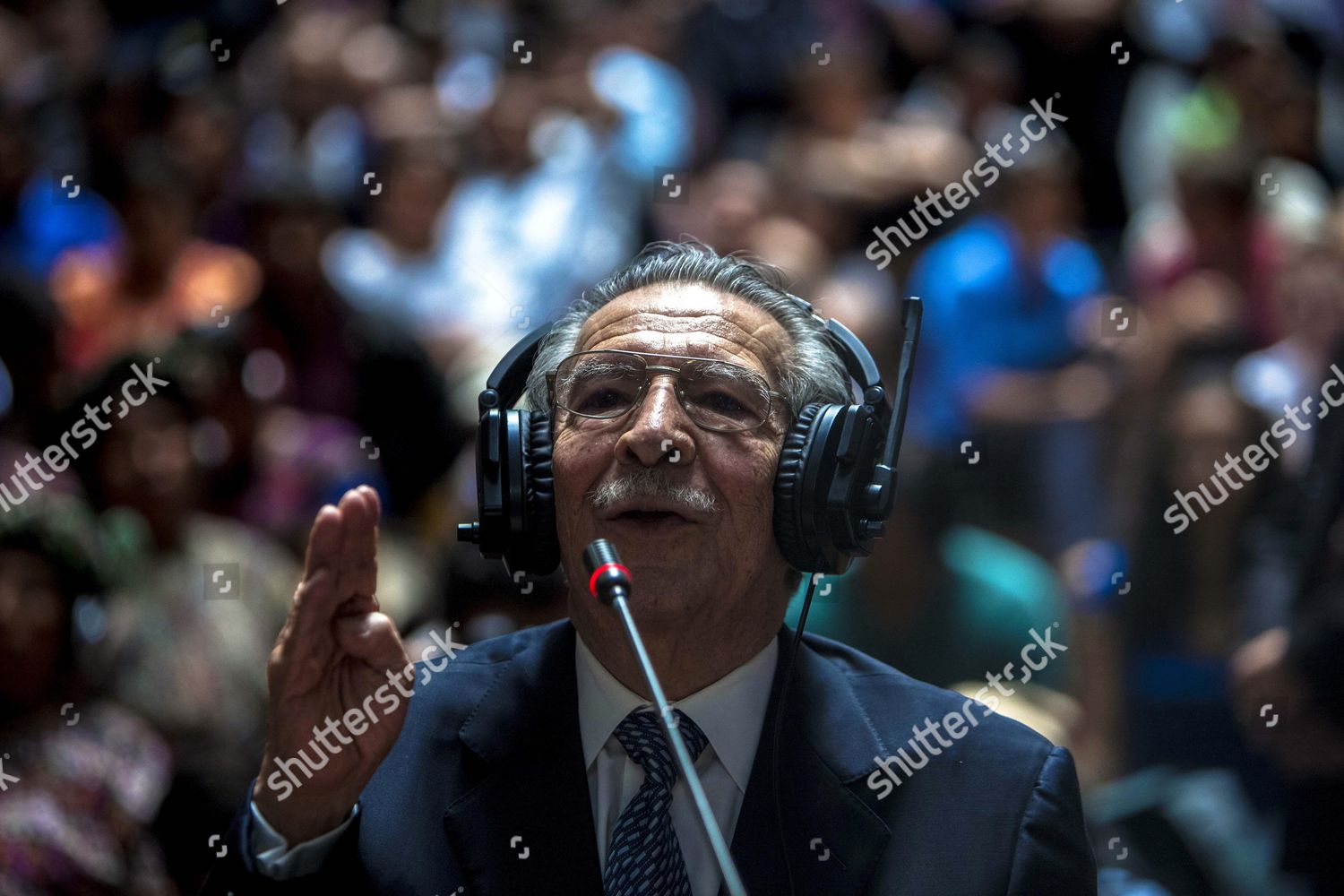 Guatemalan Former Dictator Jose Efrain Rios Editorial Stock Photo ...