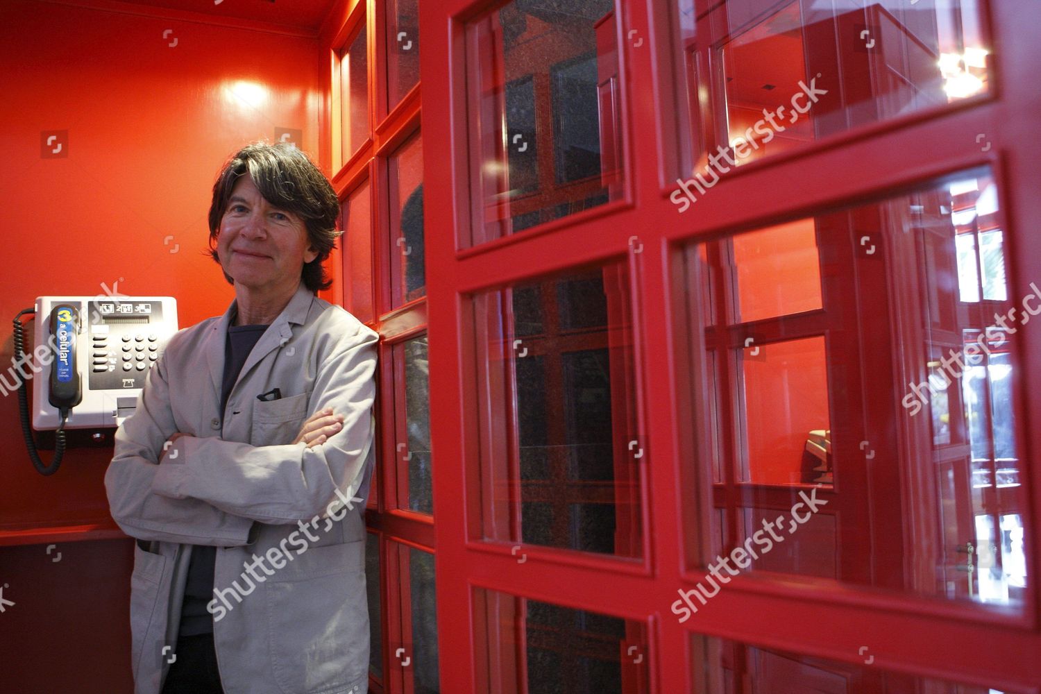 British Illustrator Anthony Browne Poses During Editorial Stock Photo ...
