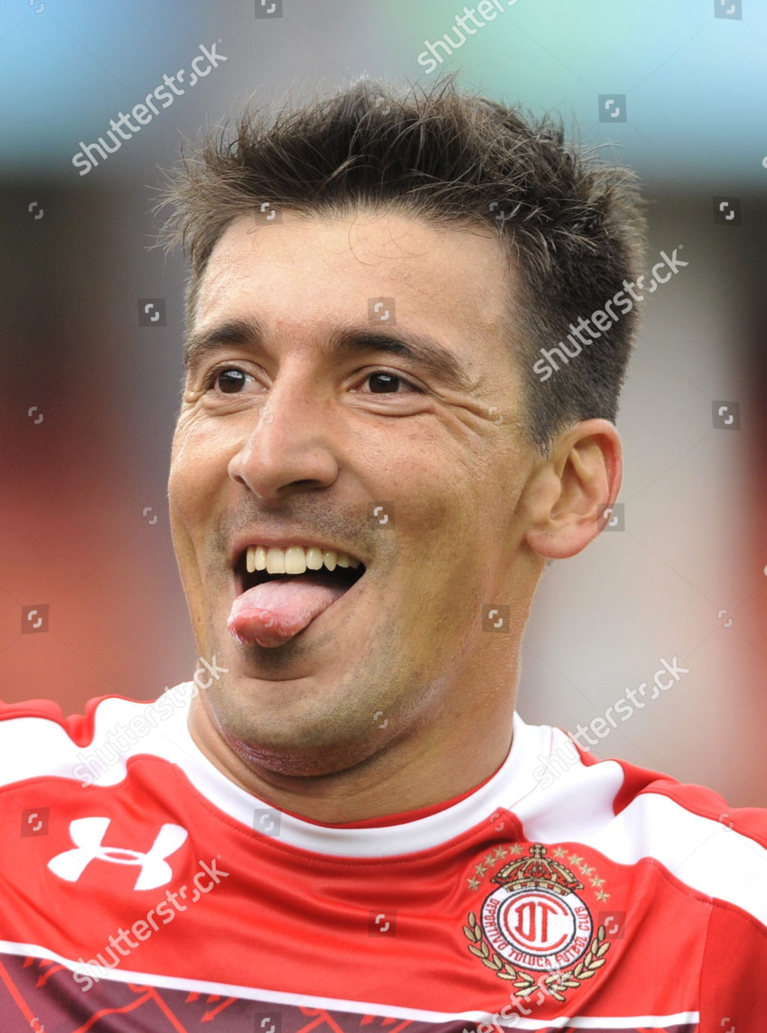 Toluca Player Edgar Benitez Celebrates After Editorial Stock Photo ...