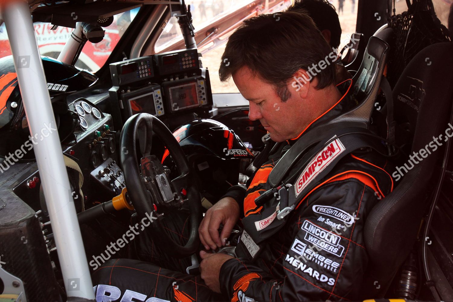 Robby Gordon Usa Sits His Hummer Editorial Stock Photo - Stock Image ...
