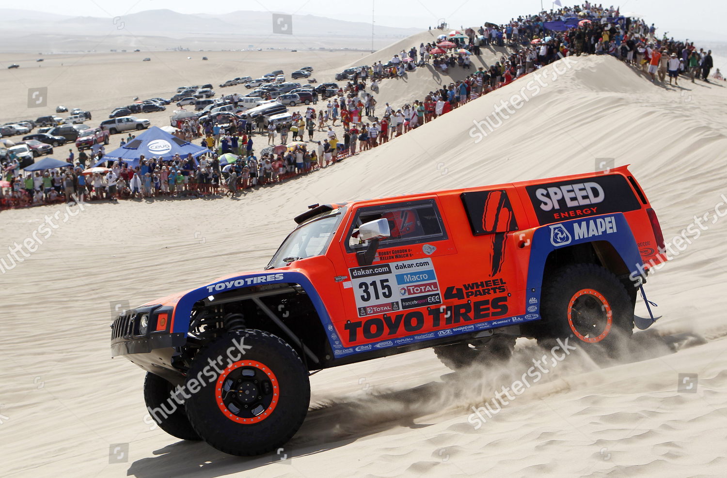 Us Robby Gordon Drives His Hummer Editorial Stock Photo - Stock Image ...