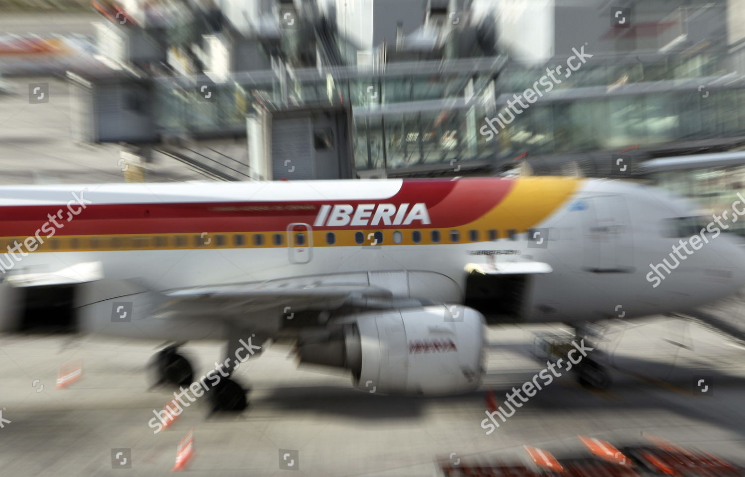 PLANE SPANISH AIRLINE IBERIA HEADS NURSERY Editorial Stock Photo ...