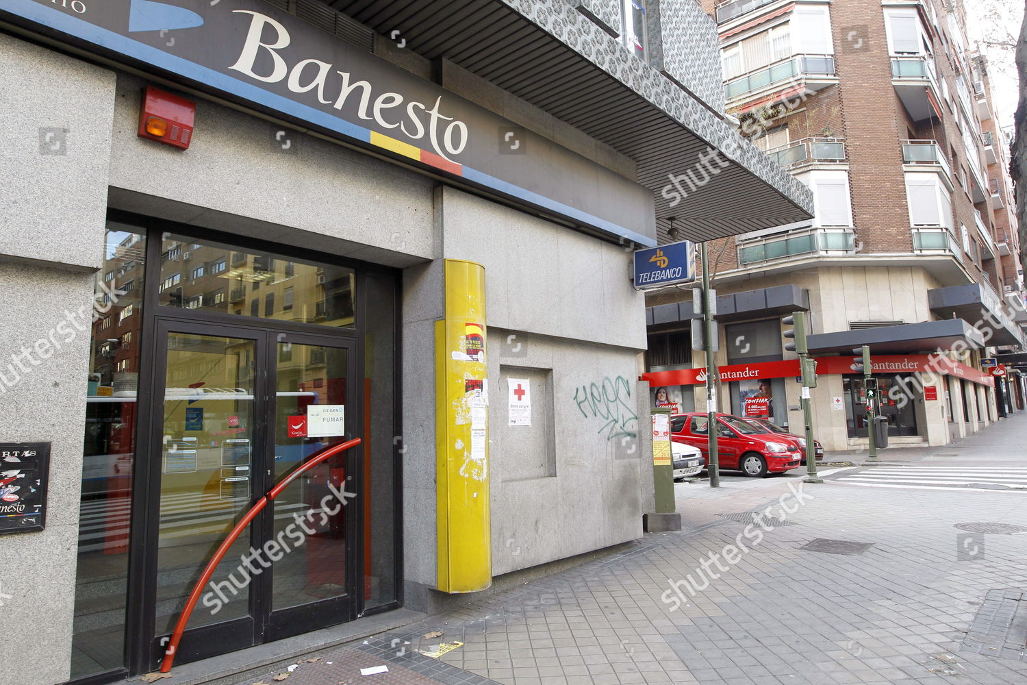View Banesto Banks Branch Office Madrid Editorial Stock Photo - Stock ...