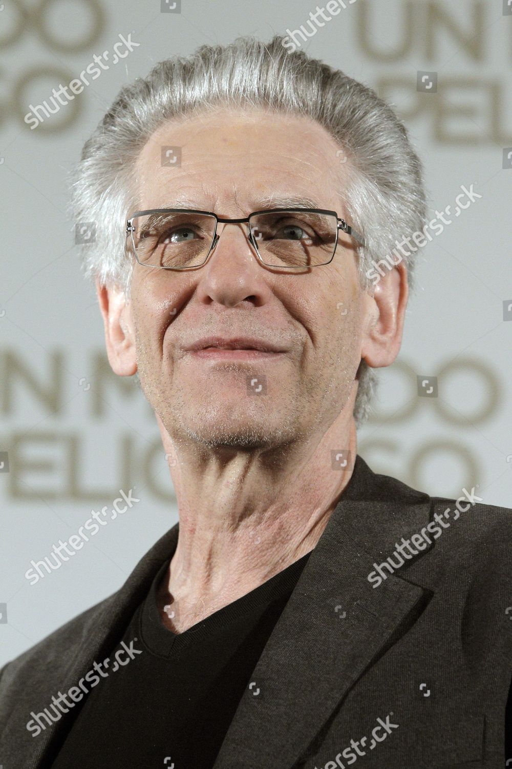 Canadian Director David Cronenberg Poses During Editorial Stock Photo ...