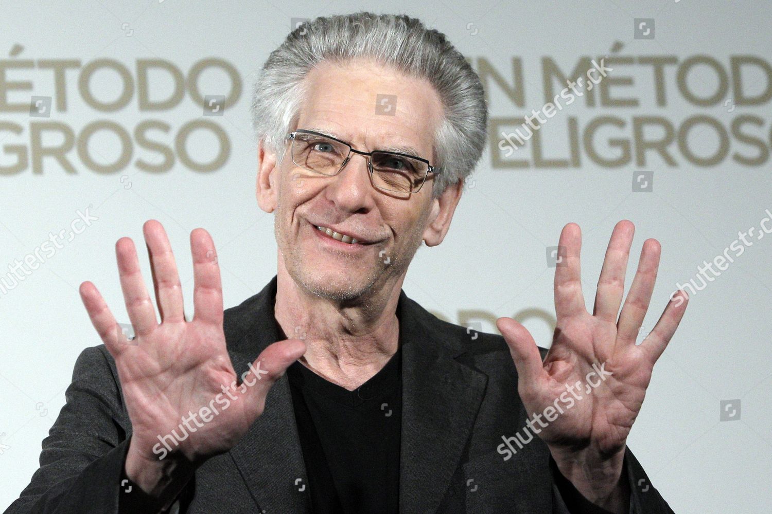 Canadian Director David Cronenberg Poses During Editorial Stock Photo ...