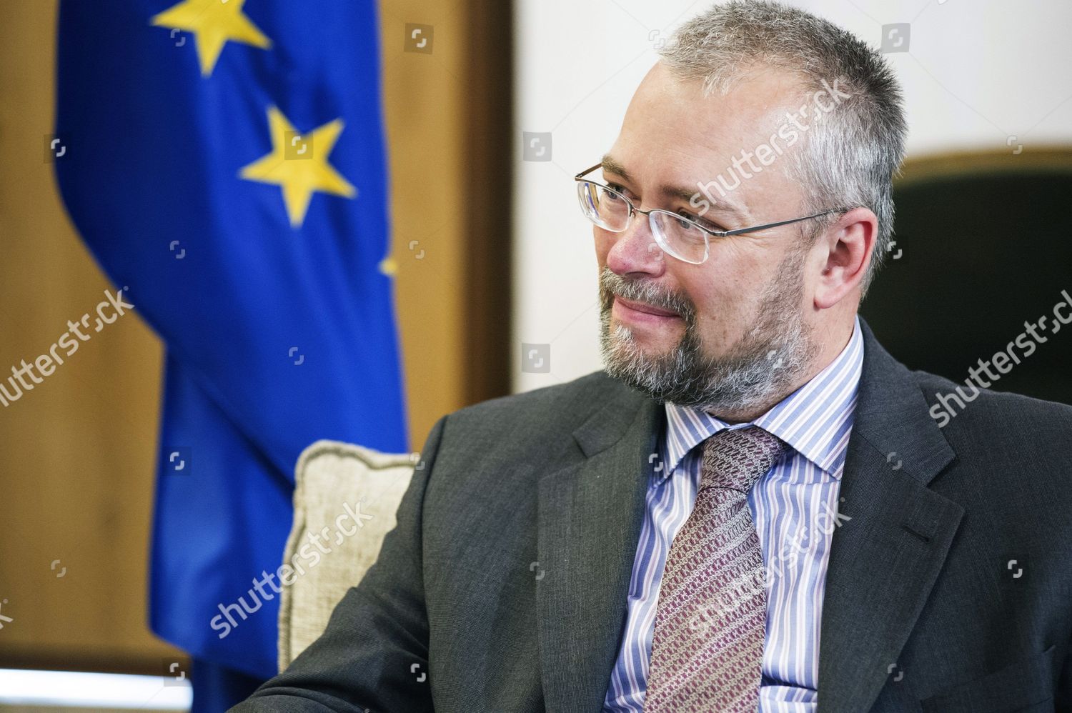 Croatian Ambassador Spain Neven Pelicaric Meets Editorial Stock Photo ...