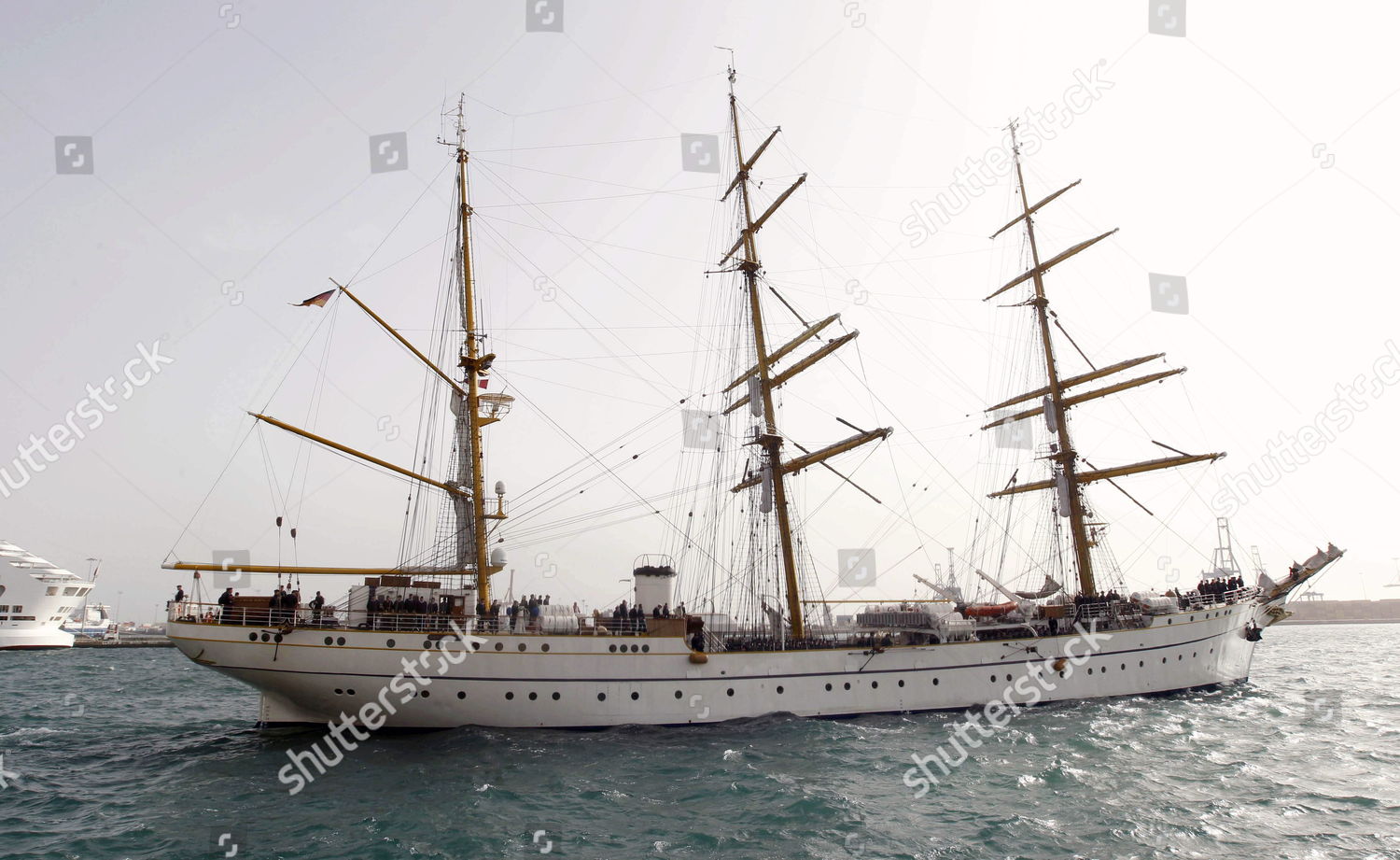 German Training Ship Gorch Fock During Editorial Stock Photo - Stock ...