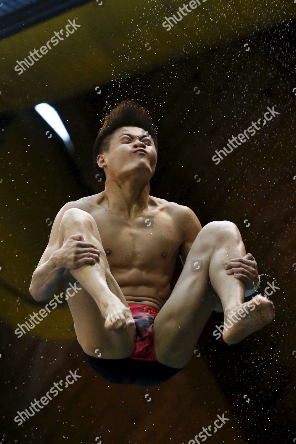 Chinese Swimmer Yan Jian Action During Editorial Stock Photo - Stock ...