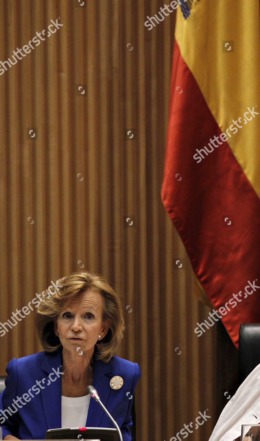 Former Spanish Economy Minister Elena Salgado Editorial Stock Photo ...