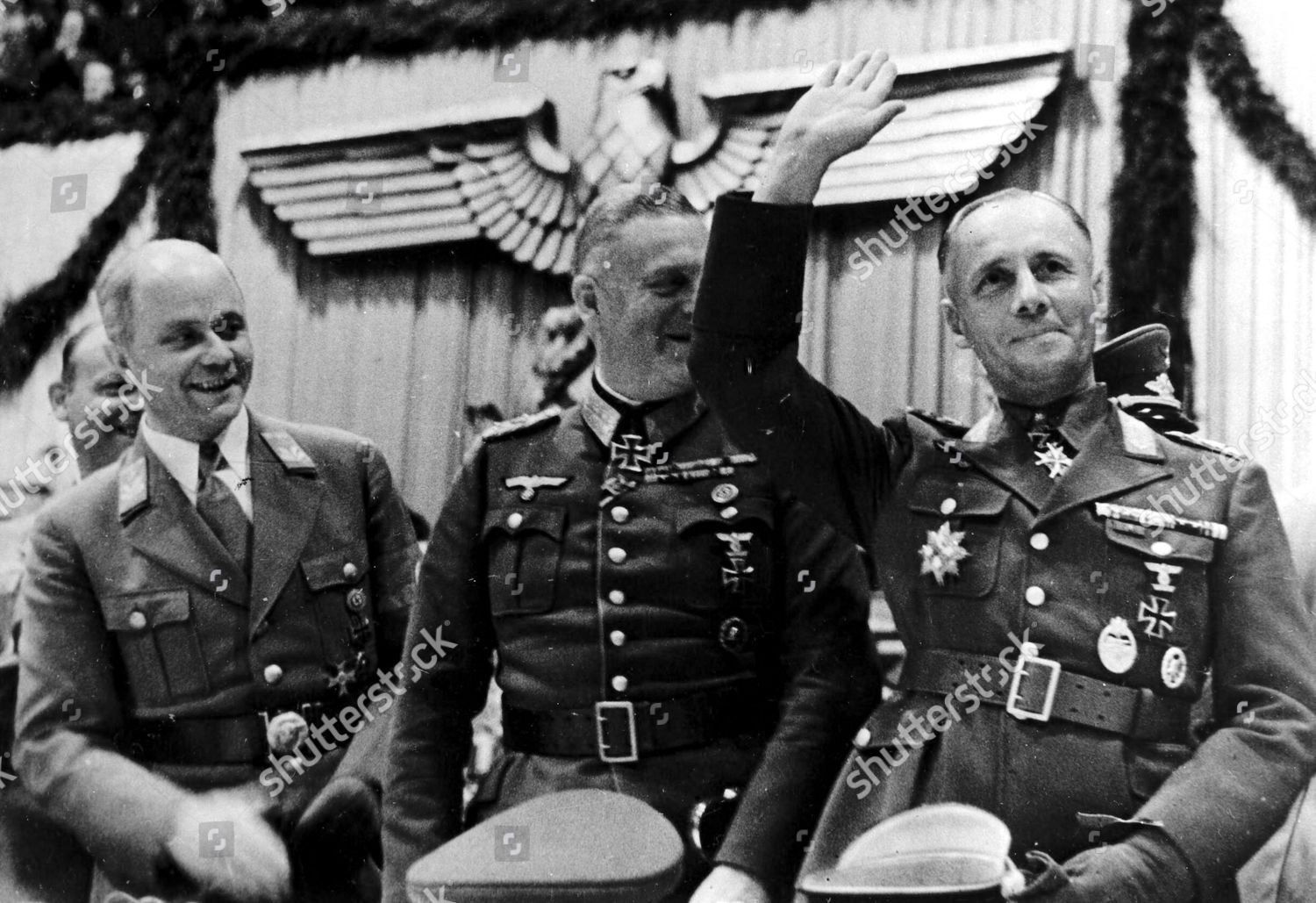 Former German Fieldmarshall Erwin Rommel Fieldmarshall Editorial Stock ...