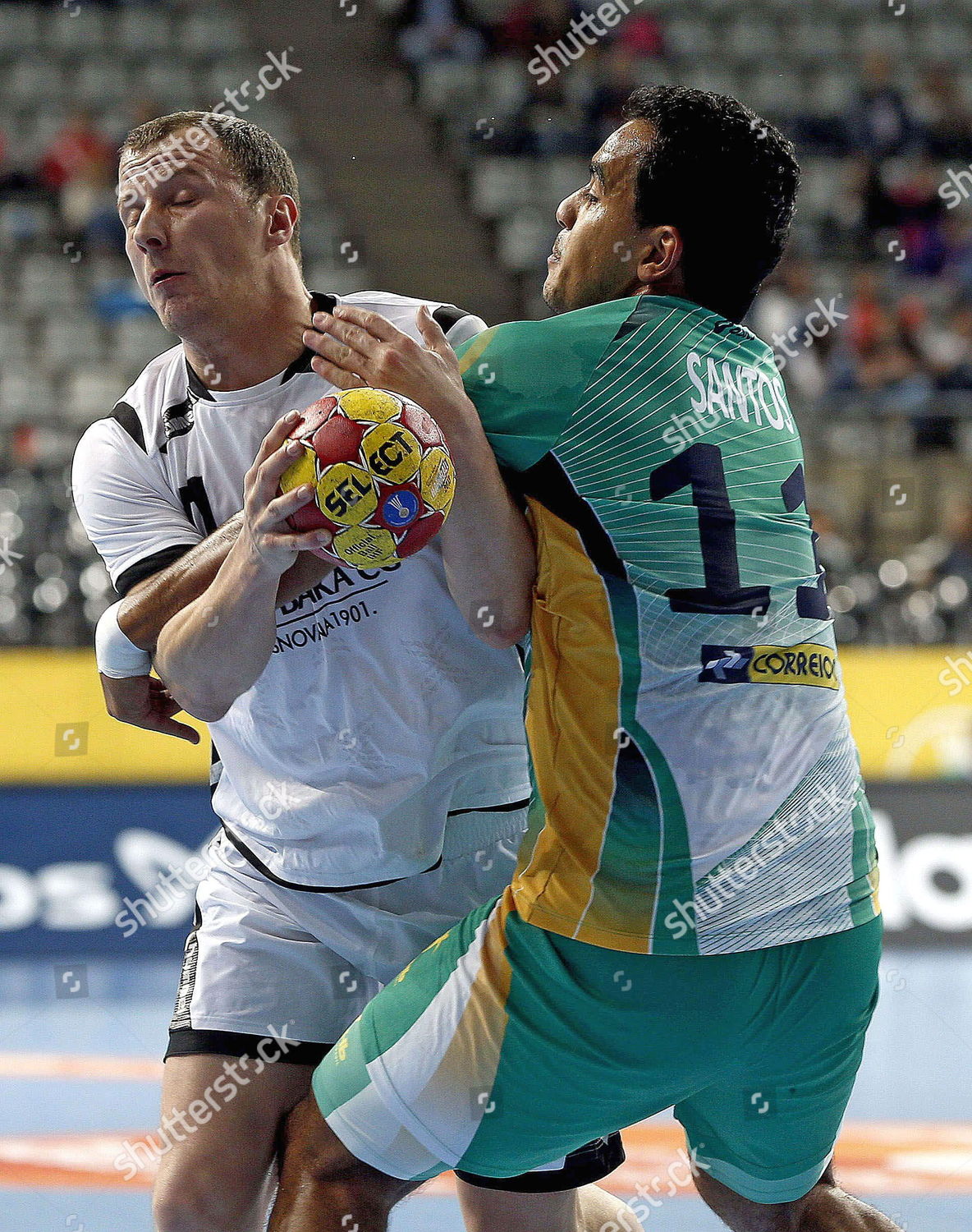 Brazilian Handball Team Player Thiago Santos Editorial Stock Photo ...
