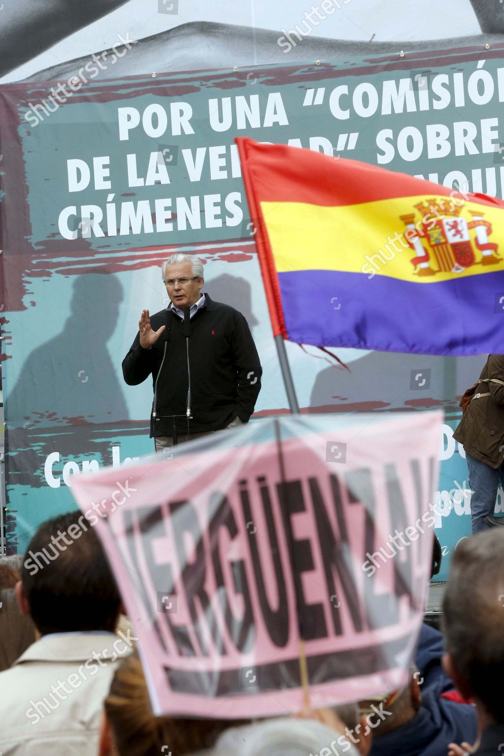 Spanish Judge Baltasar Garzon Delivers His Editorial Stock Photo ...