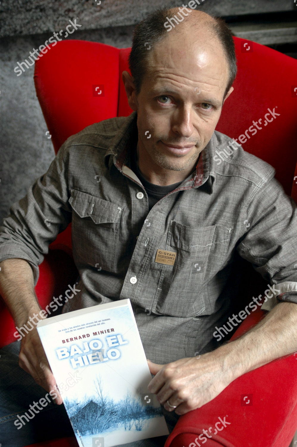 French Writer Bernard Minier Poses Photo Editorial Stock Photo - Stock ...