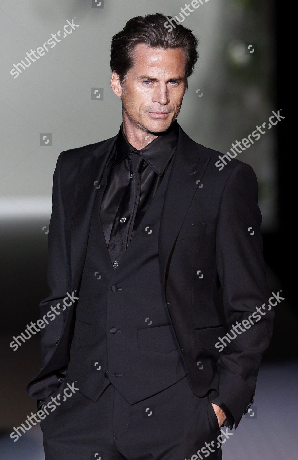 Dutch Model Mark Vanderloo Presents Creation Editorial Stock Photo ...