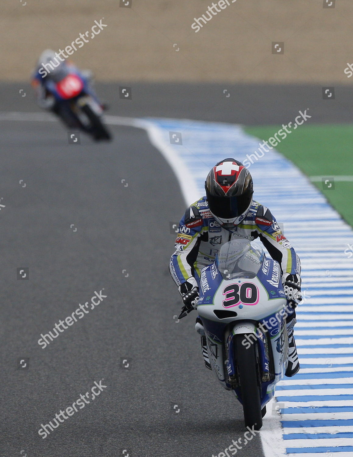 Motogp Swiss Rider Giulian Pedone Takes Editorial Stock Photo - Stock ...