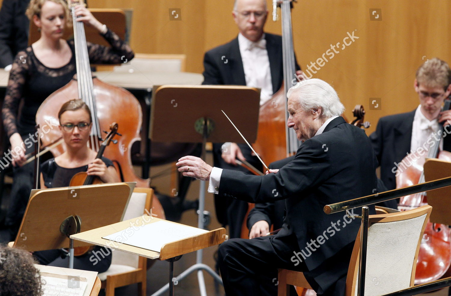 British Conductor Sir Colin Davis Front Editorial Stock Photo - Stock ...
