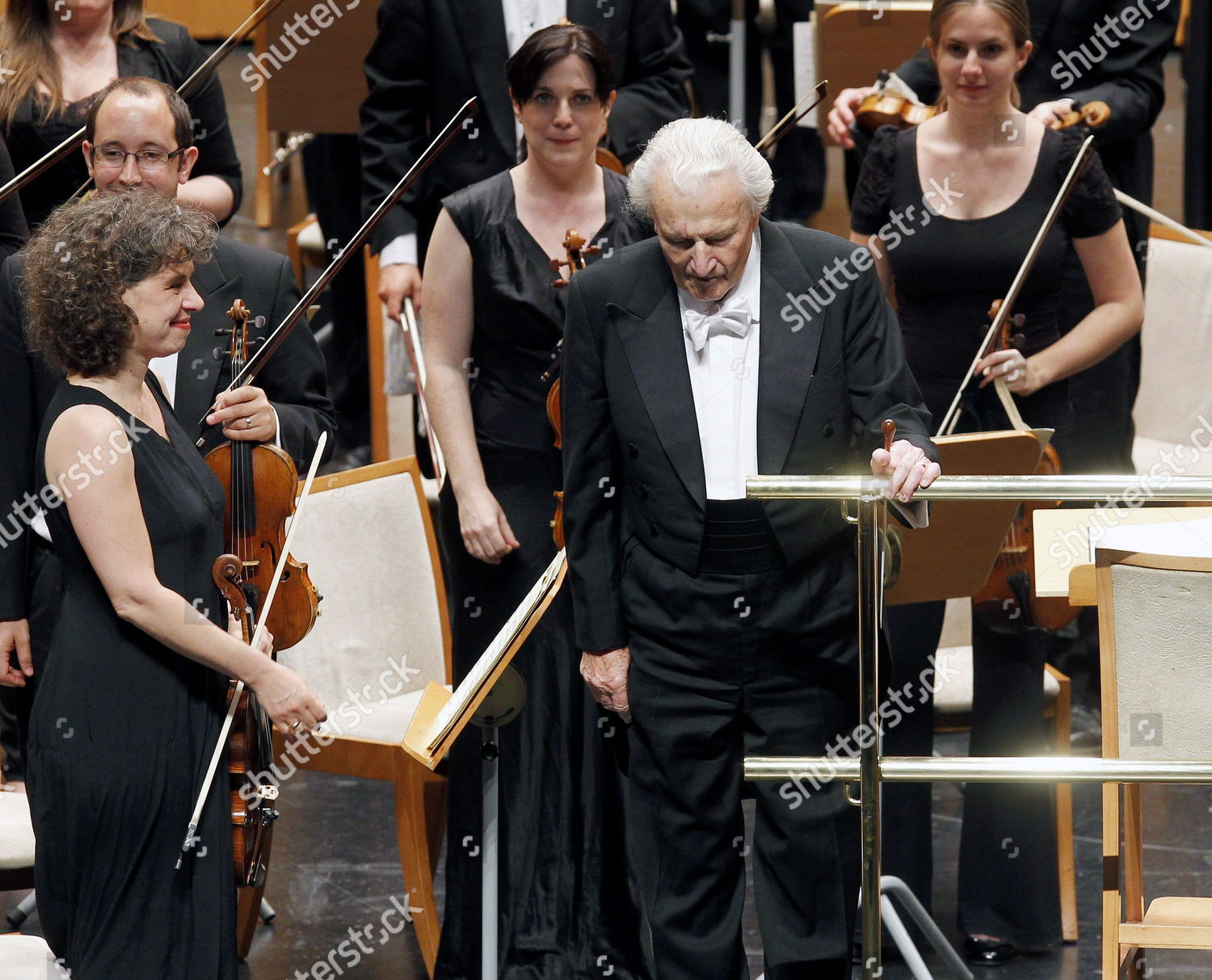 British Conductor Sir Colin Davis Front Editorial Stock Photo - Stock ...