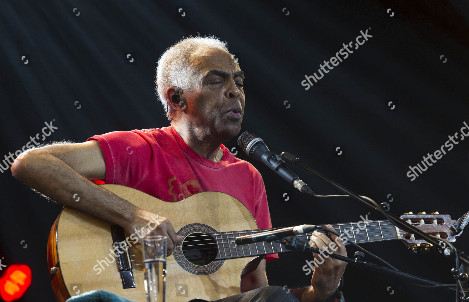 Brazilian Singer Songwriter Gilberto Gil Performs Editorial Stock Photo ...