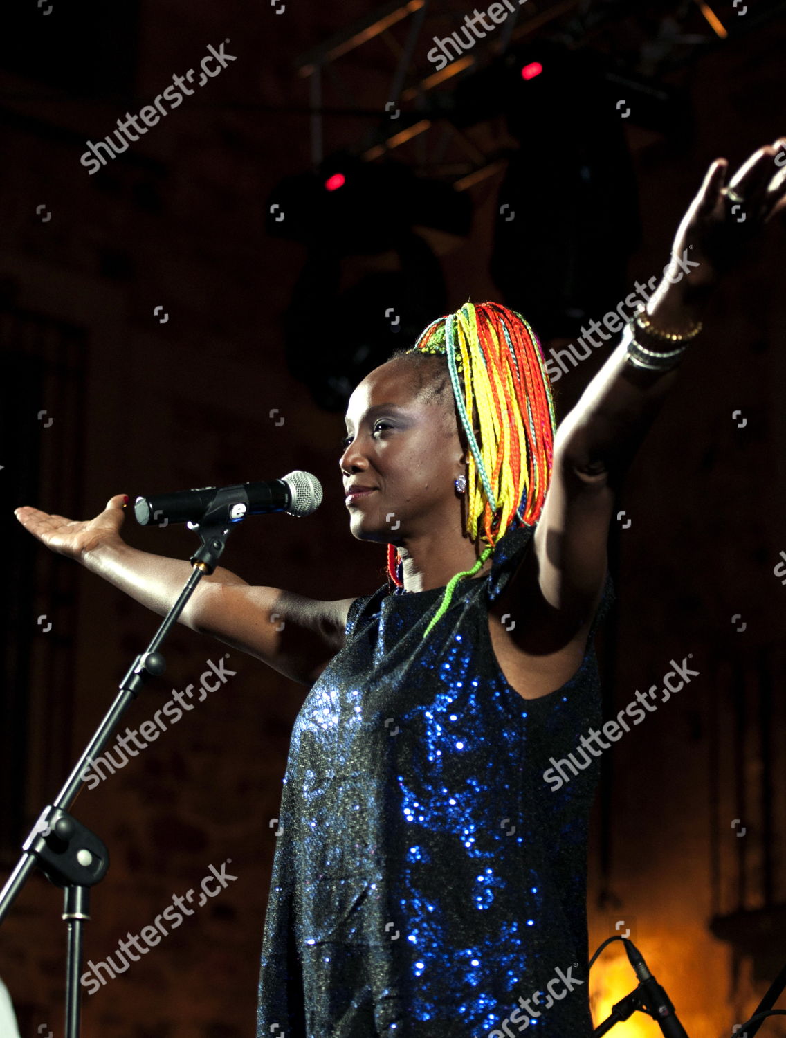 Cuban Singer Lucrecia Performs On Stage Editorial Stock Photo - Stock ...