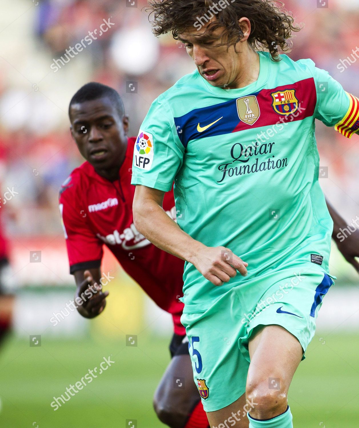 Fc Barcelona Defender Carles Puyol R Editorial Stock Photo - Stock ...