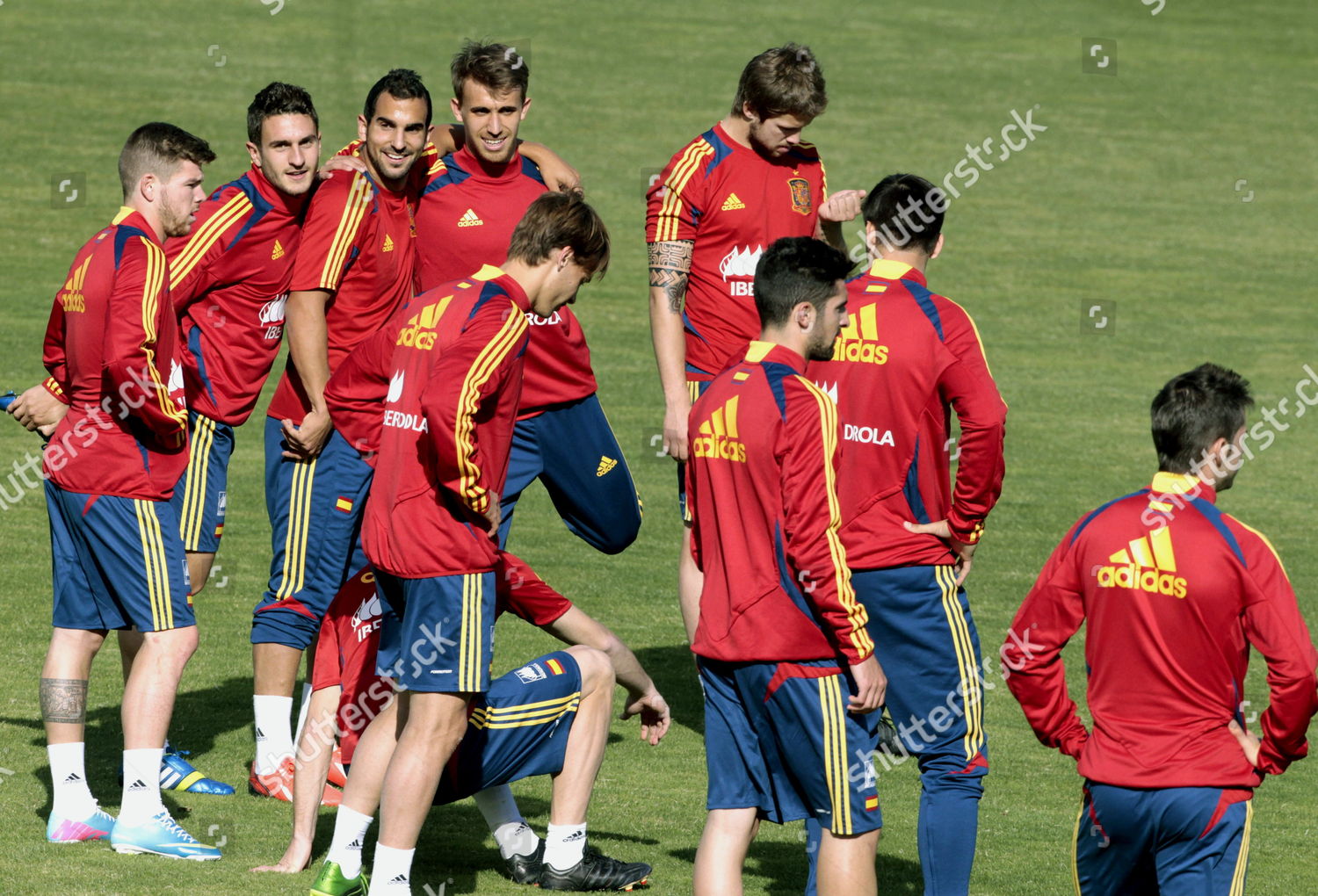 Spain Under 21 Team During Training Editorial Stock Photo - Stock Image ...