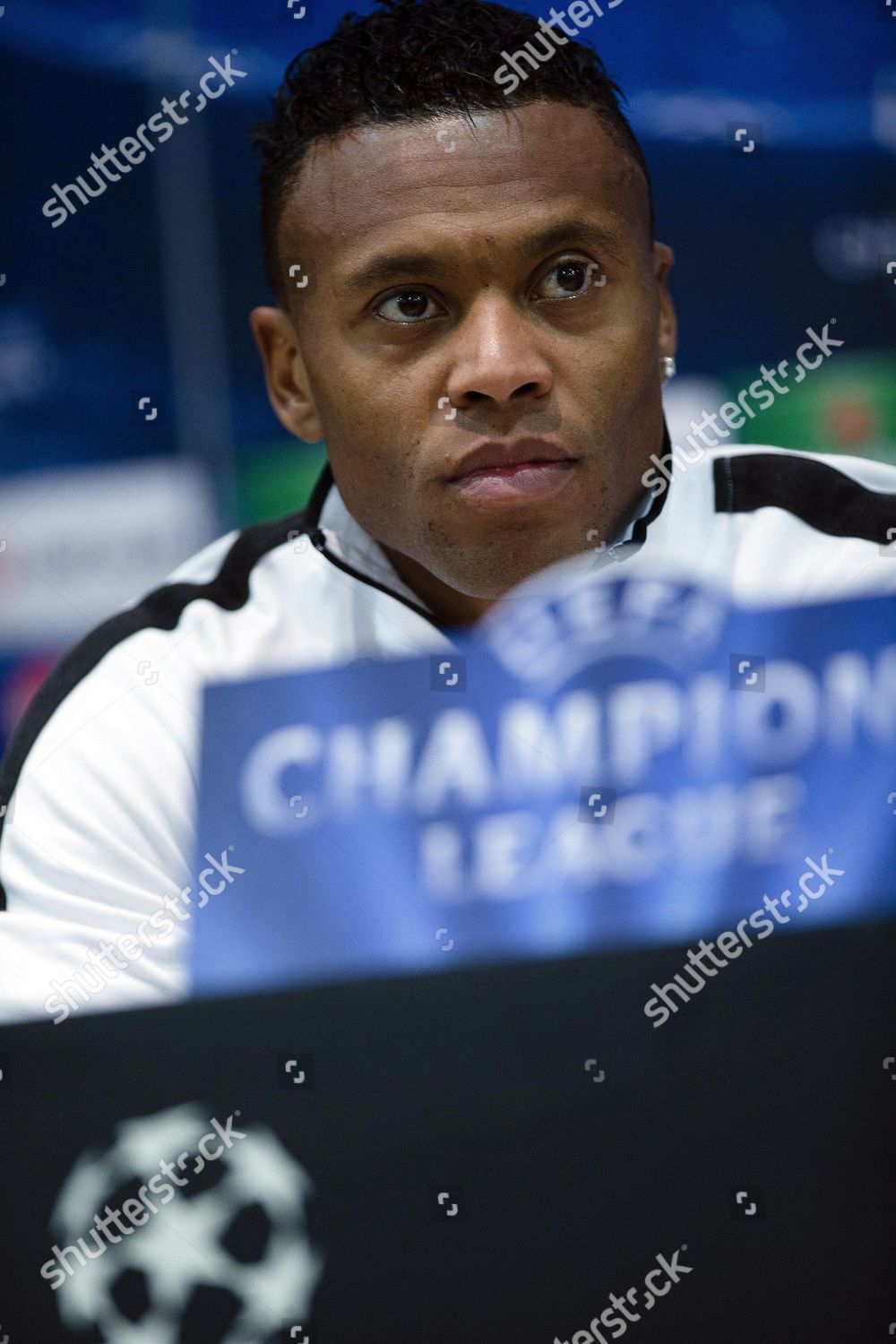 Malaga Fcs Brazilian Forward Julio Baptista Editorial Stock Photo ...