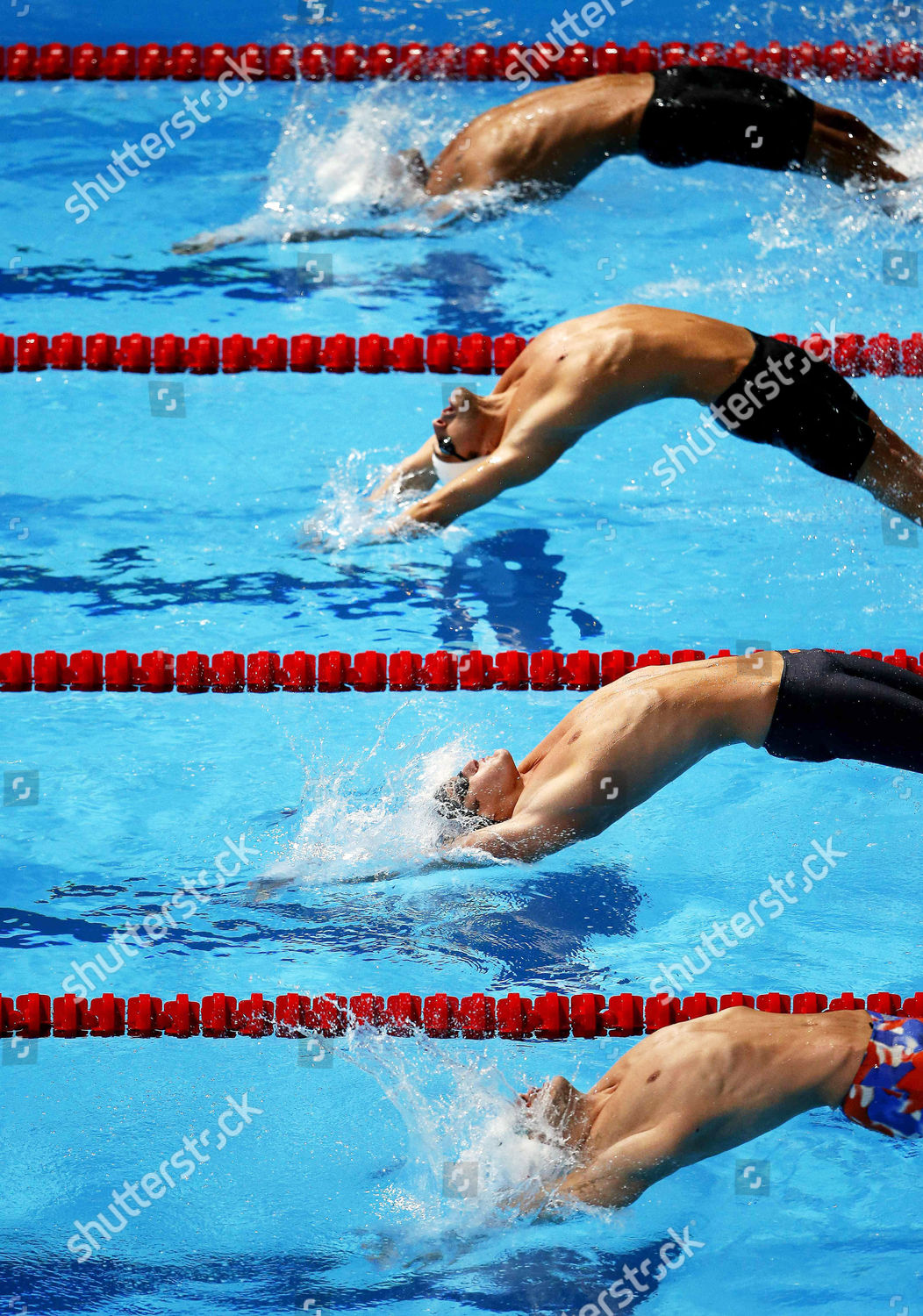 Bottom Us Swimmer David Plummer New Editorial Stock Photo - Stock Image ...