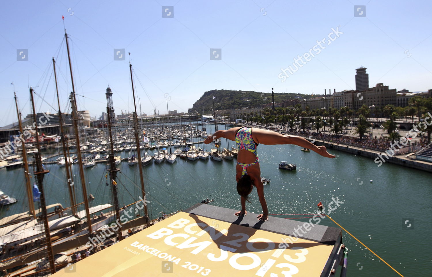 German Diver Anna Bader Action During Editorial Stock Photo - Stock ...