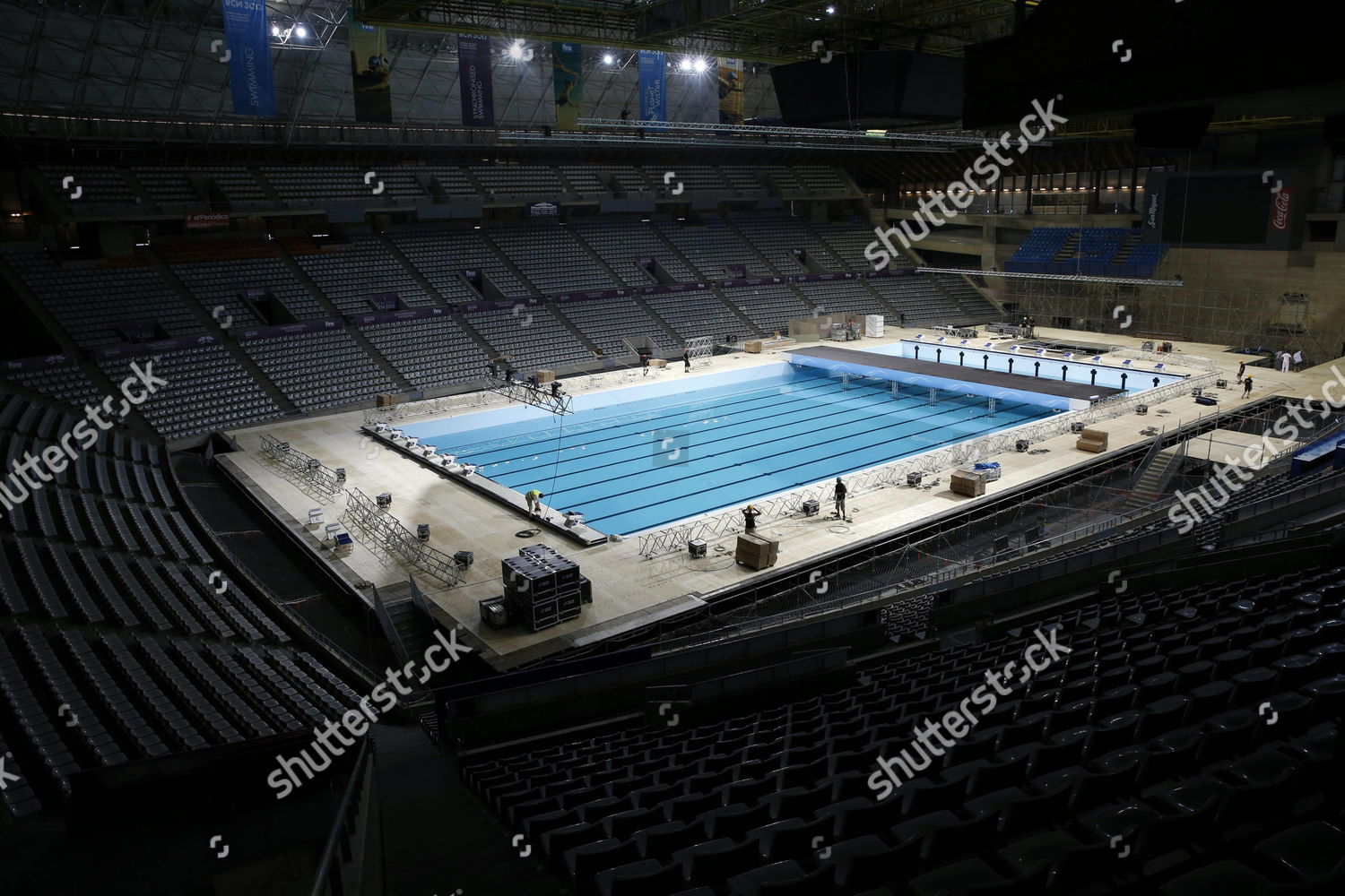 View Swimming Pool That Will Host Editorial Stock Photo - Stock Image ...