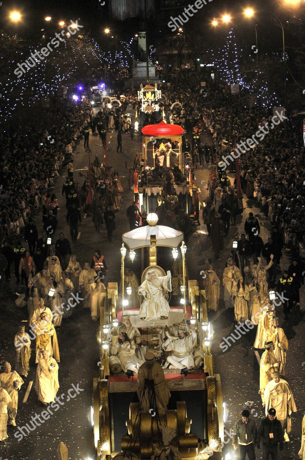 General View Three Wise Men Parade Editorial Stock Photo - Stock Image ...