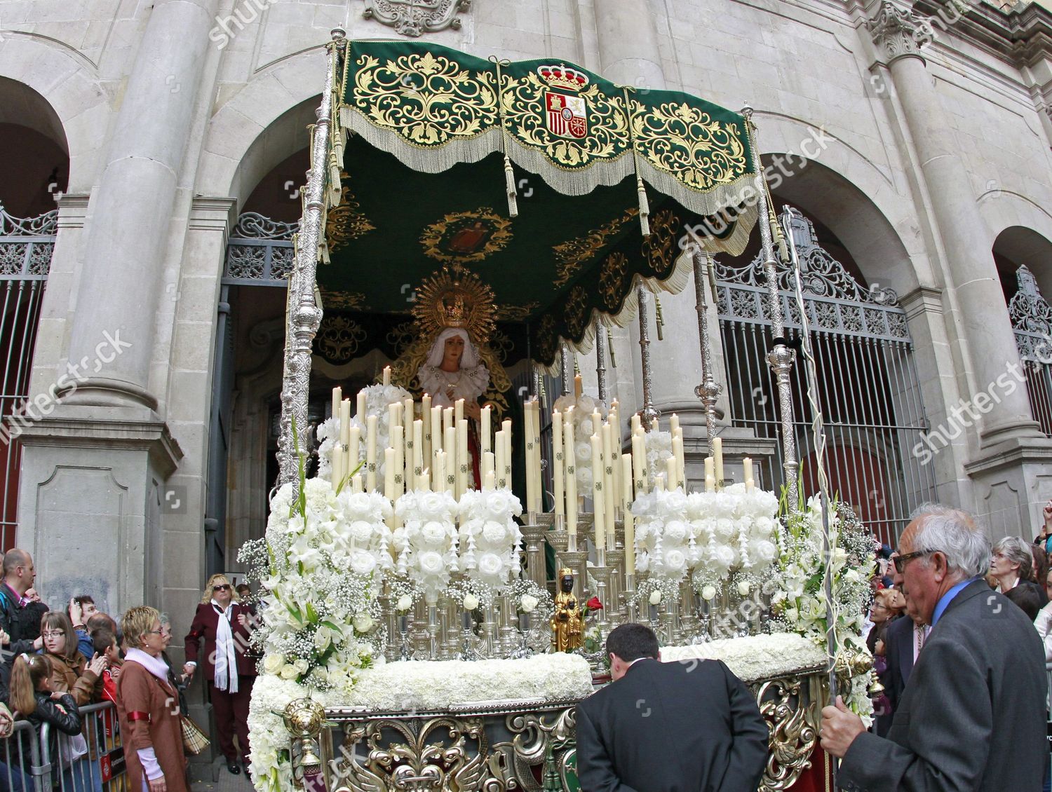 Float La Macarena Virgin Mary Pictured Editorial Stock Photo - Stock ...