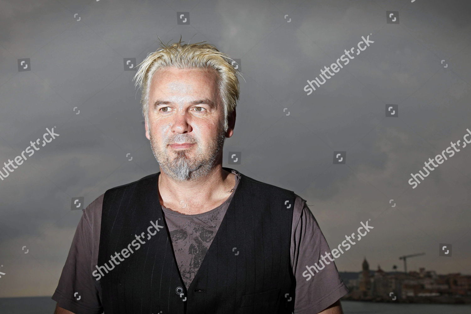 Australian Filmmaker Justin Dix Poses During Editorial Stock Photo ...
