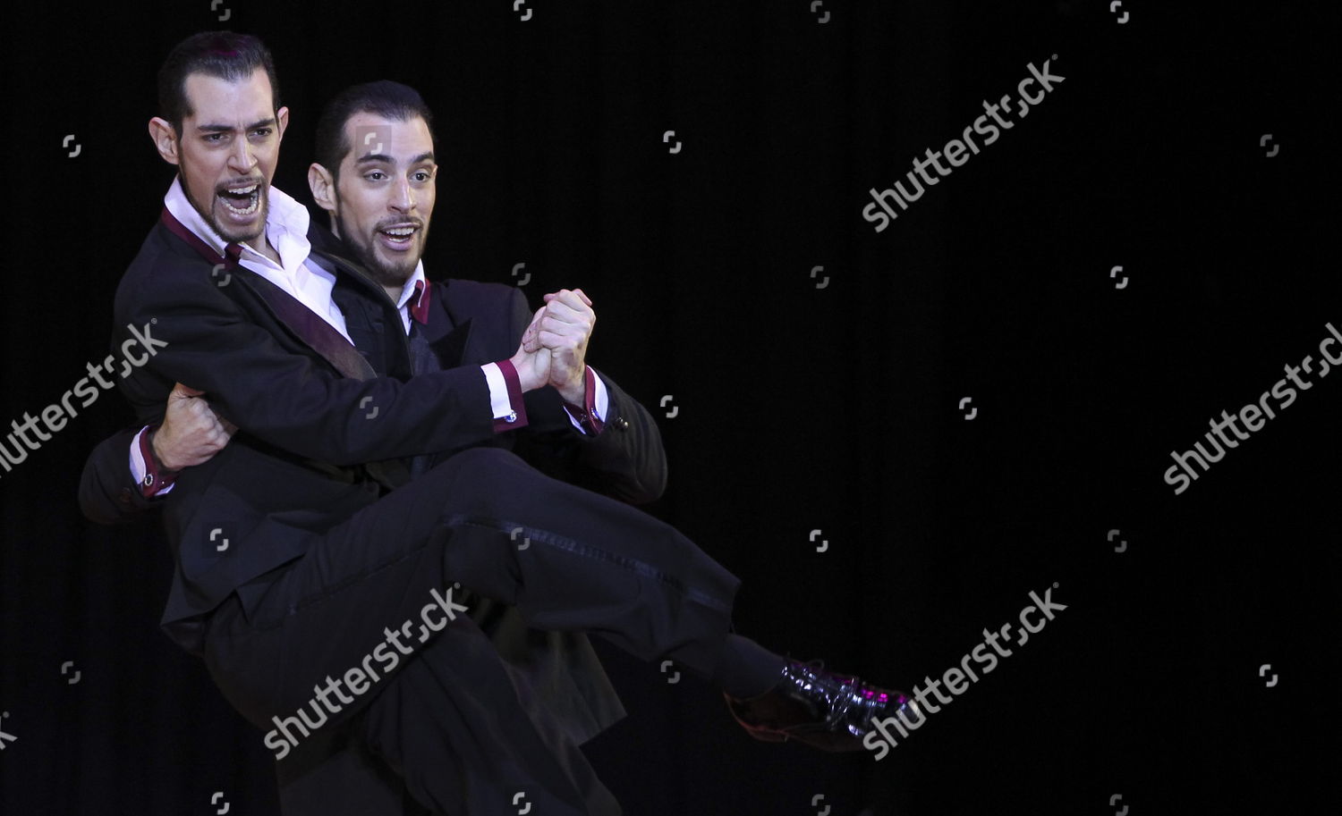 Argentinian Twins Nicolas German Filipeli Compete Editorial Stock Photo ...
