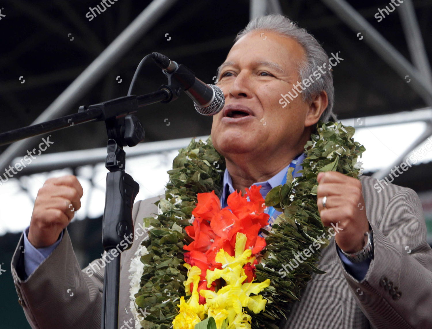 President El Salvador Salvador Sanchez Ceren Editorial Stock Photo ...