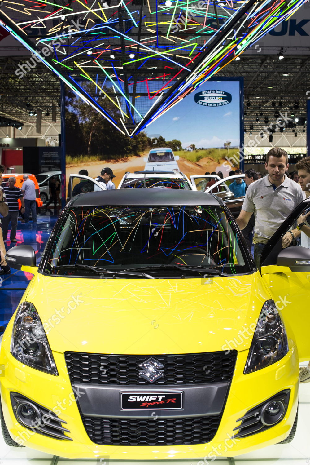 Viewers Detail Suzuki Swift Sport R Editorial Stock Photo - Stock Image ...