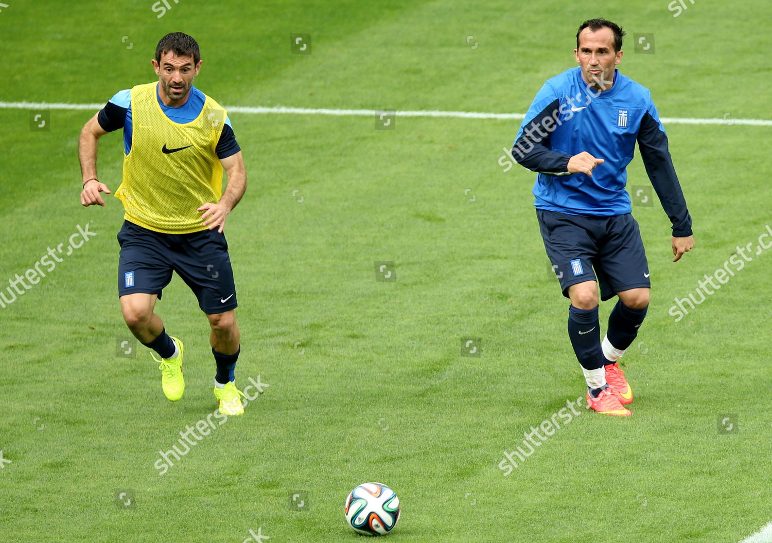 Greek National Soccer Team Players Giorgios Editorial Stock Photo ...