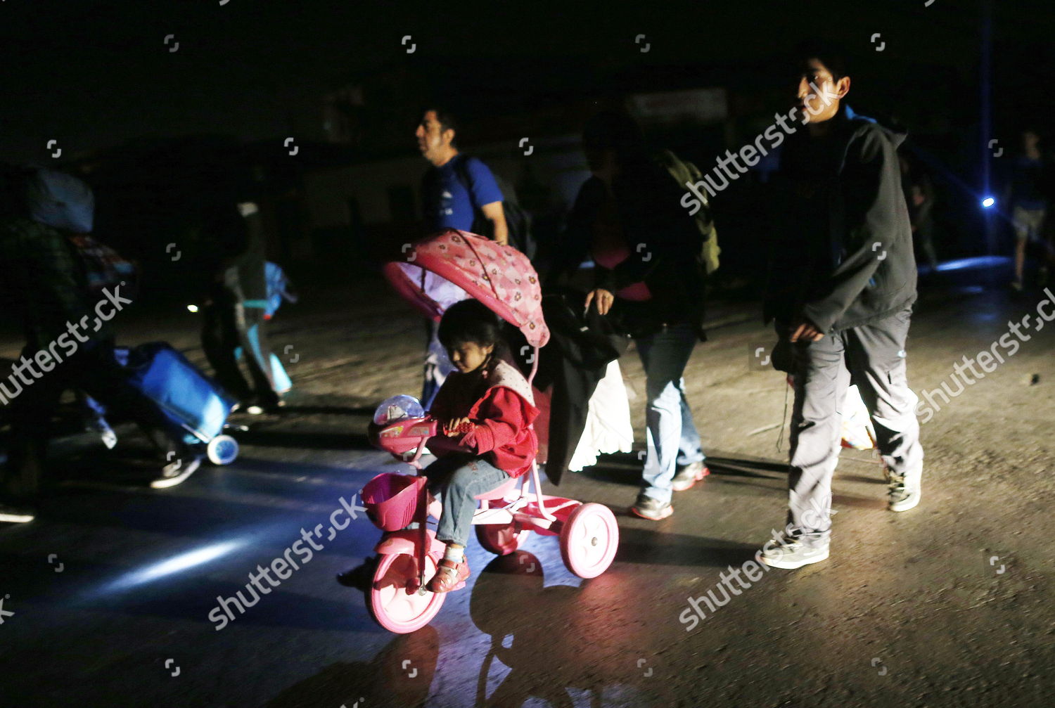 Group People During Evacuation Towards Higher Editorial Stock Photo ...