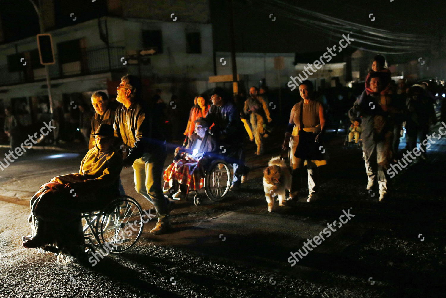 Group People During Evacuation Towards Higher Editorial Stock Photo ...