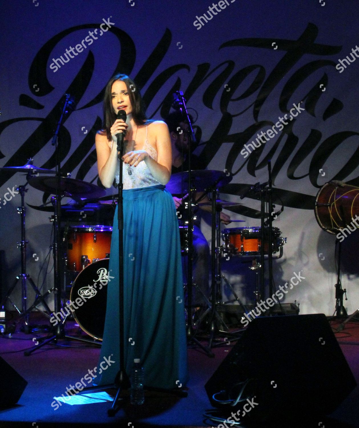 Cuban Singer Diana Fuentes Performs During Editorial Stock Photo ...