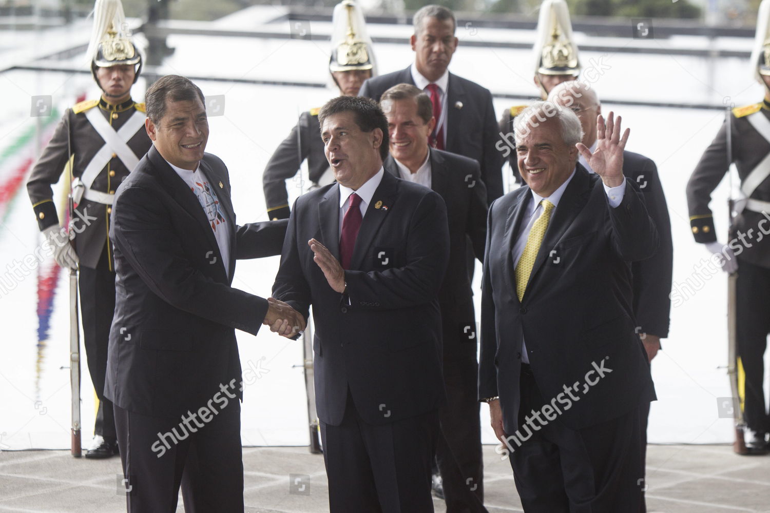 Ecuadorian President Rafael Correa Next Secretary Editorial Stock Photo ...