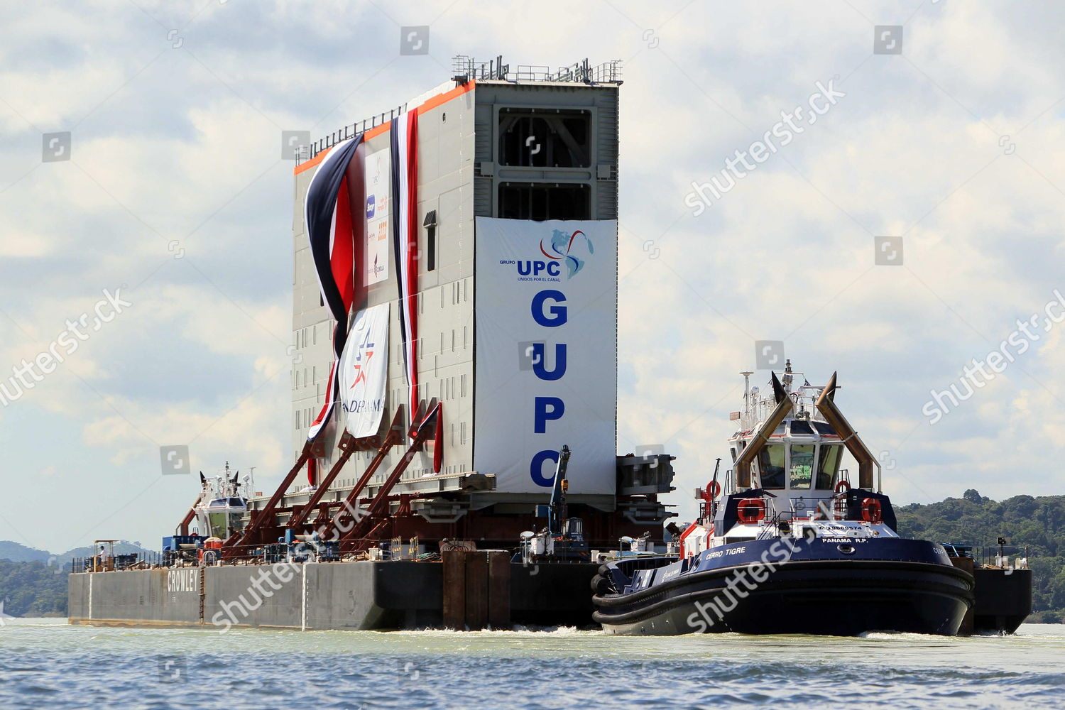 Tugboats Tow One Gates That Will Editorial Stock Photo - Stock Image ...
