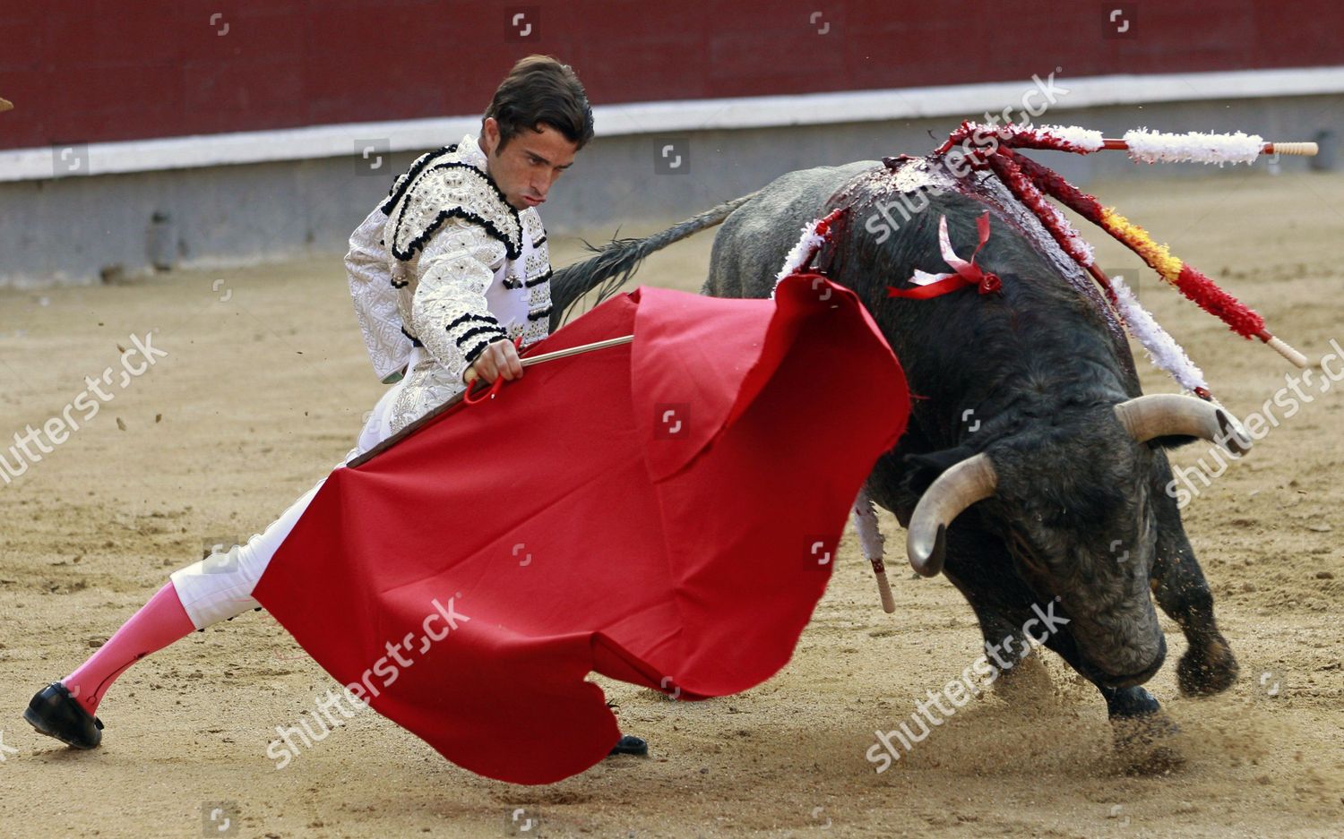 Spanish Bullfighter Fernando Robleno Action His Editorial Stock Photo ...