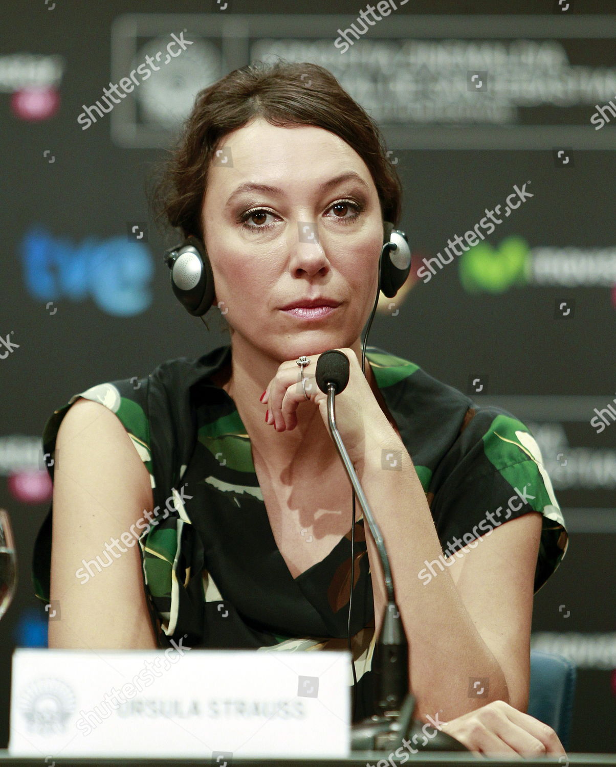 Austrian Actress Ursula Strauss Looks On Editorial Stock Photo - Stock ...