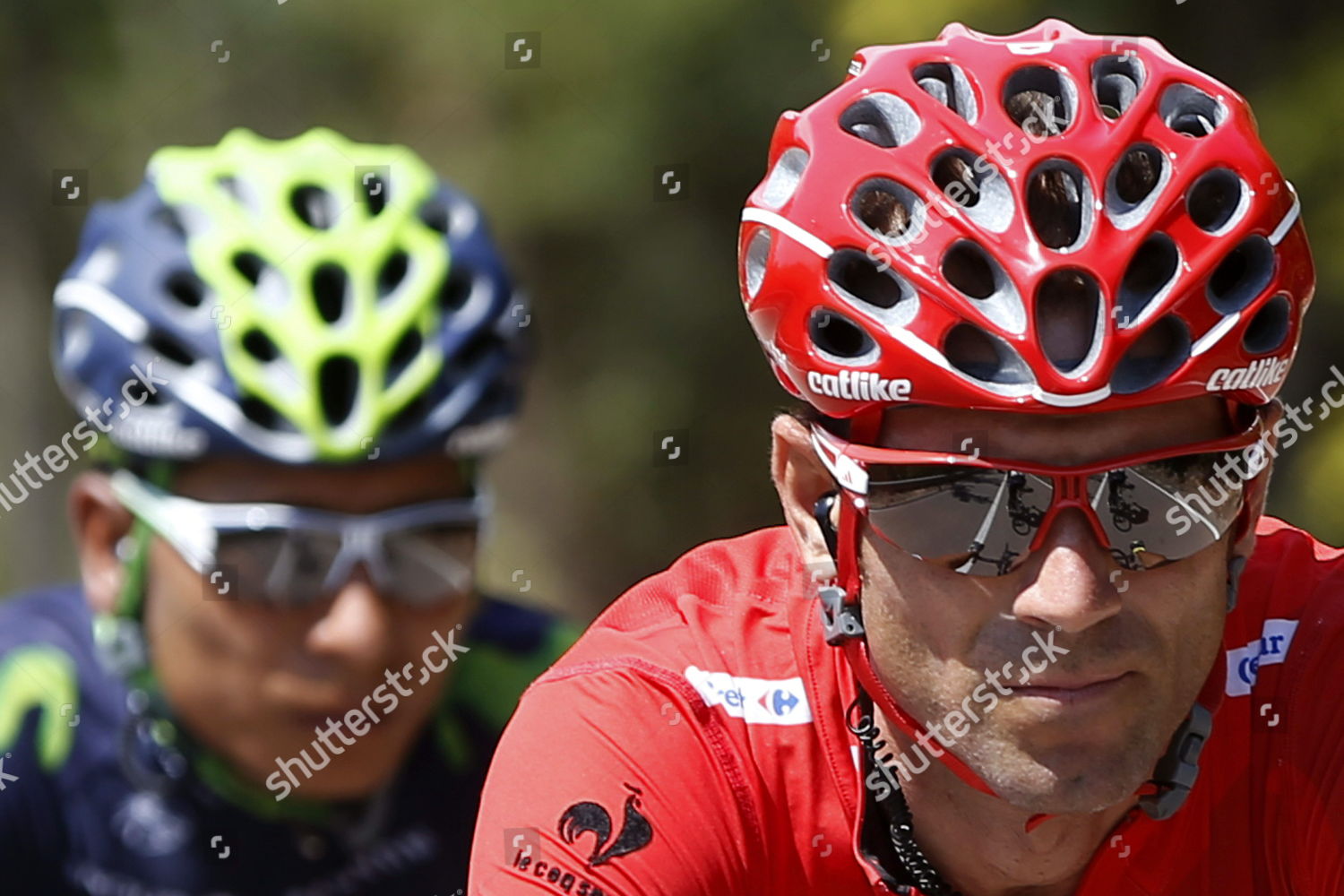 Spanish Cyclist Alejandro Valverde R Movistar Editorial Stock Photo ...