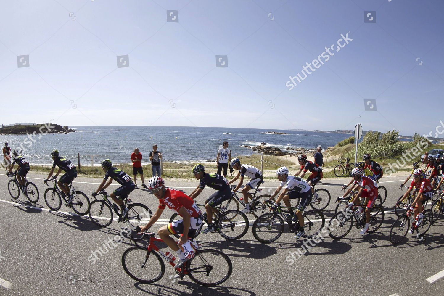 Pack Cyclists Action During 18th Stage Editorial Stock Photo - Stock ...