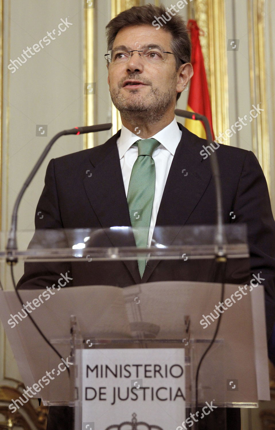 Newly Appointed Spanish Justice Minister Rafael Editorial Stock Photo ...