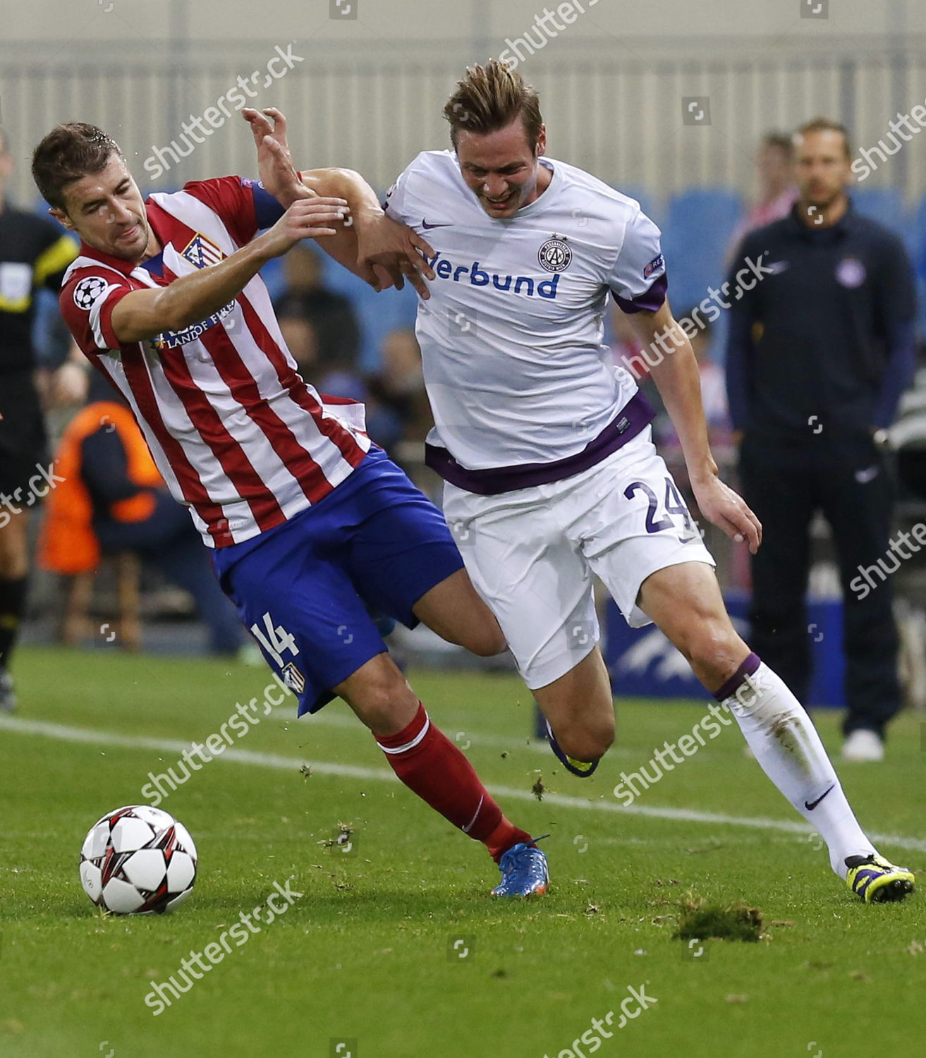 Atletico Madrids Midfielder Gabi Fernandez Duels Editorial Stock Photo ...